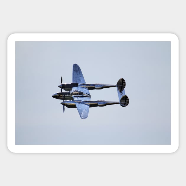 Lockheed P-38 Lightning - Lockheed P 38 Lightning - Sticker | TeePublic